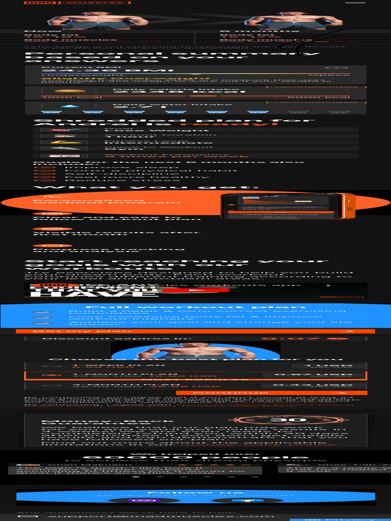 Andrei's Personalized 6-Month Fitness and Nutrition Plan: Progress Tracking, Workout Programs ...