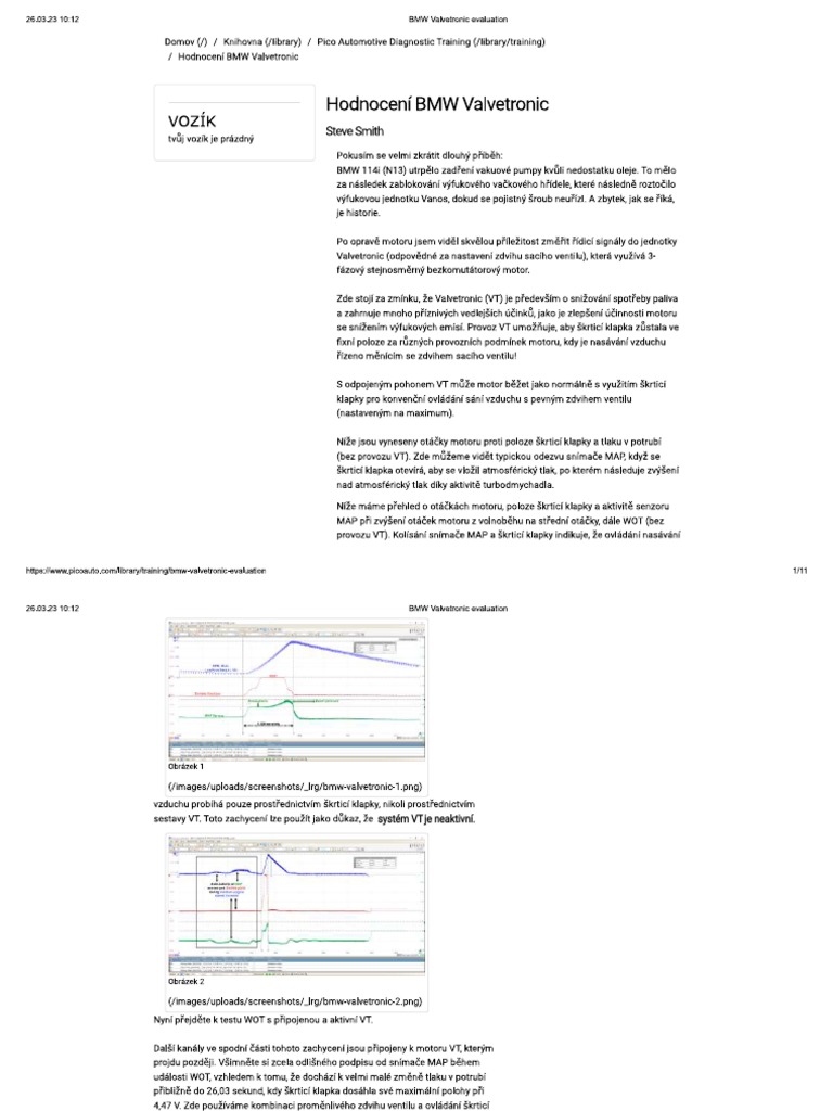 picoscope valvetronic | PDF