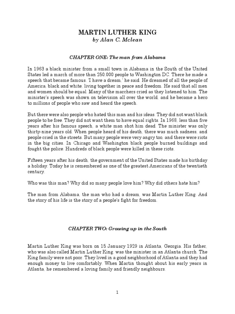 Martin Luther King | PDF