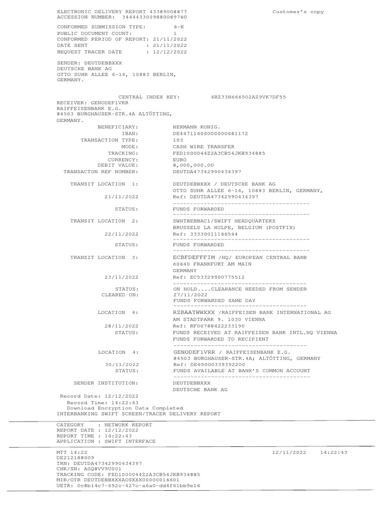 Inter Banking Screen Tracer & Black Screen Debit Confirmation | PDF ...