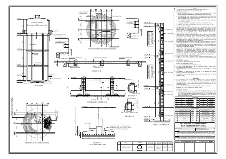 Tank 100KL 12M A3 - 5 Layout1 | PDF | Civil Engineering | Building Engineering