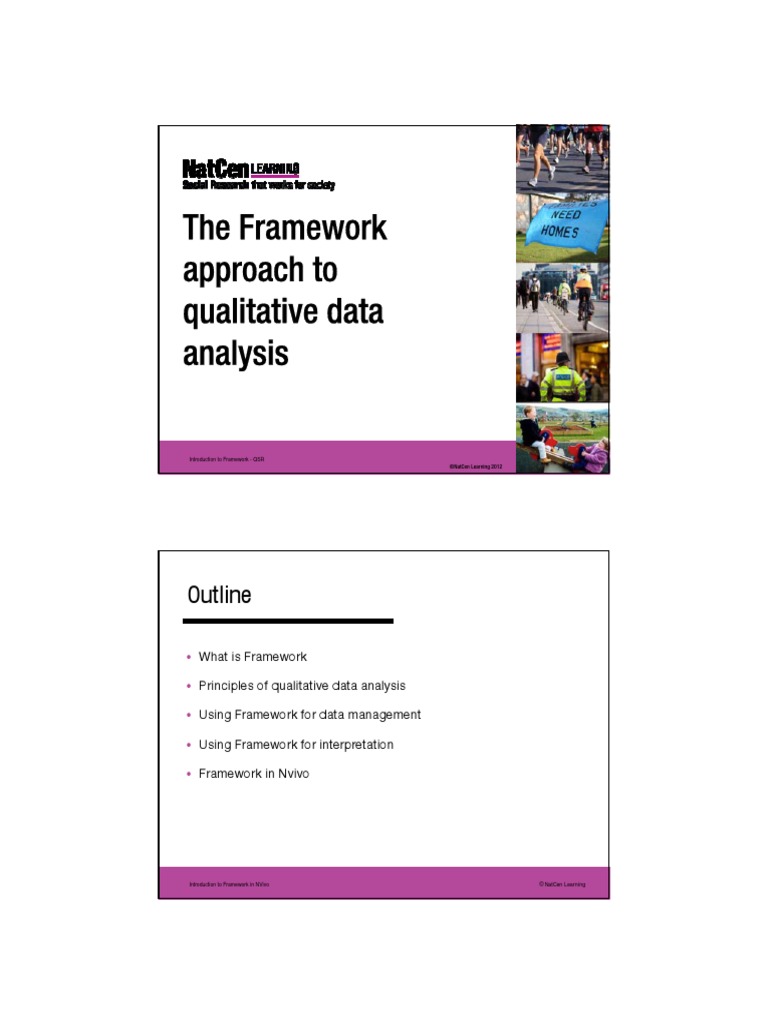 The Framework Approach To Qualitative Data Analysis | PDF | Data ...