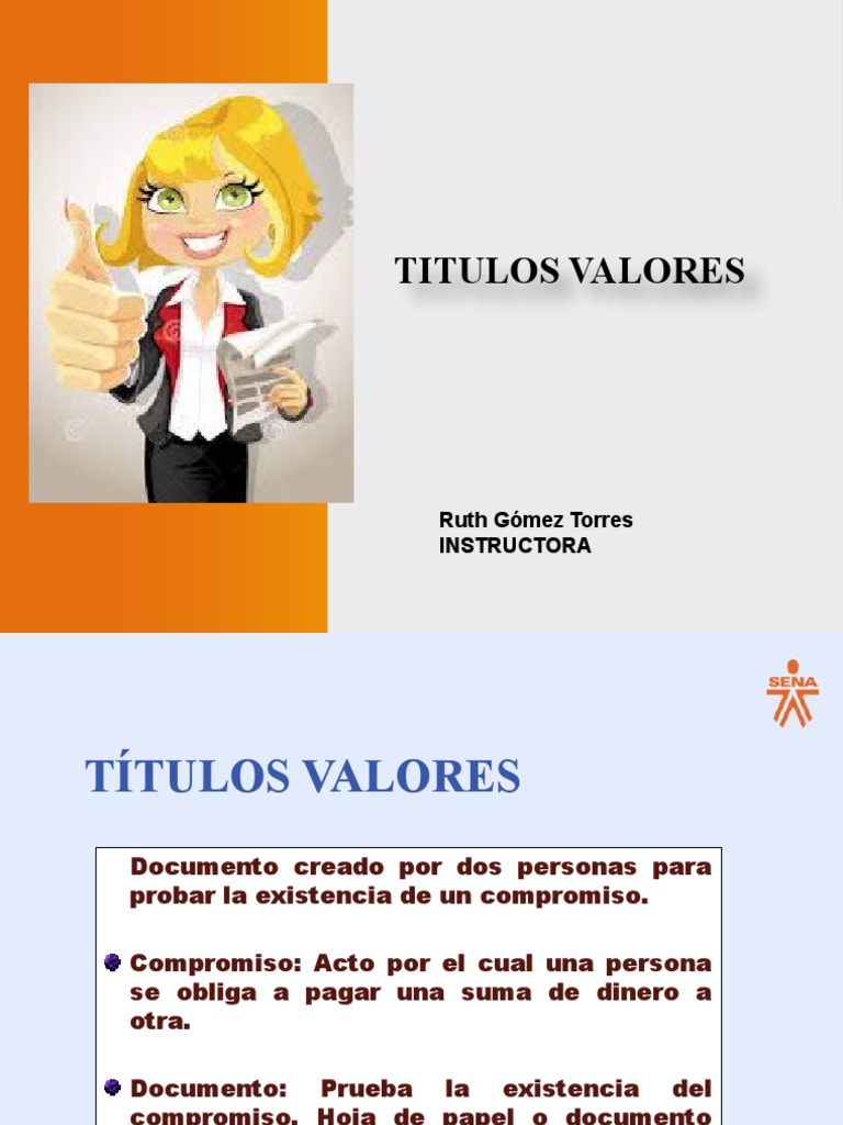 Material Apoyo Titulos Valores | PDF