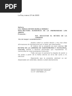 Solicitud Dirigida Al Rector | PDF