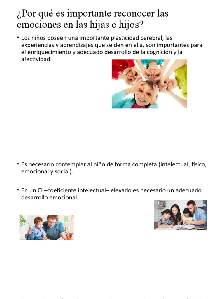 Por Qué Es Importante Reconocer Las Emociones | PDF | Las emociones ...