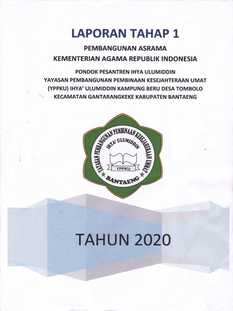 LPJ Asrama Ihya Ulumiddin PDF | PDF