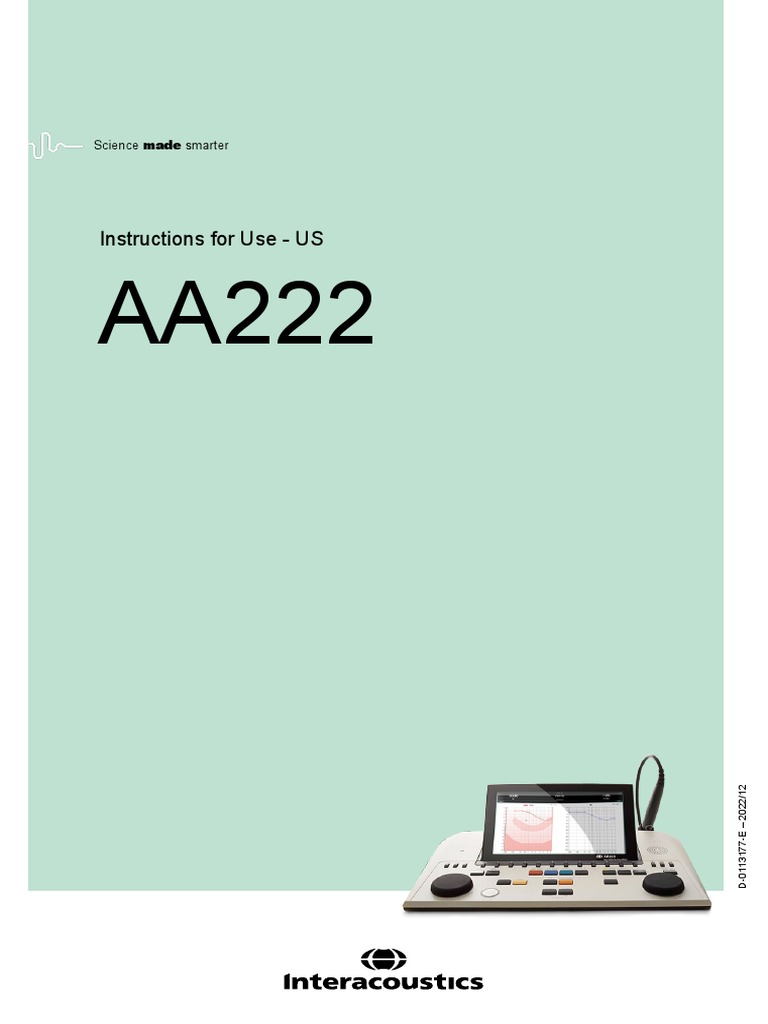 Instructions For Use AA222 US | PDF | Headphones | Waste