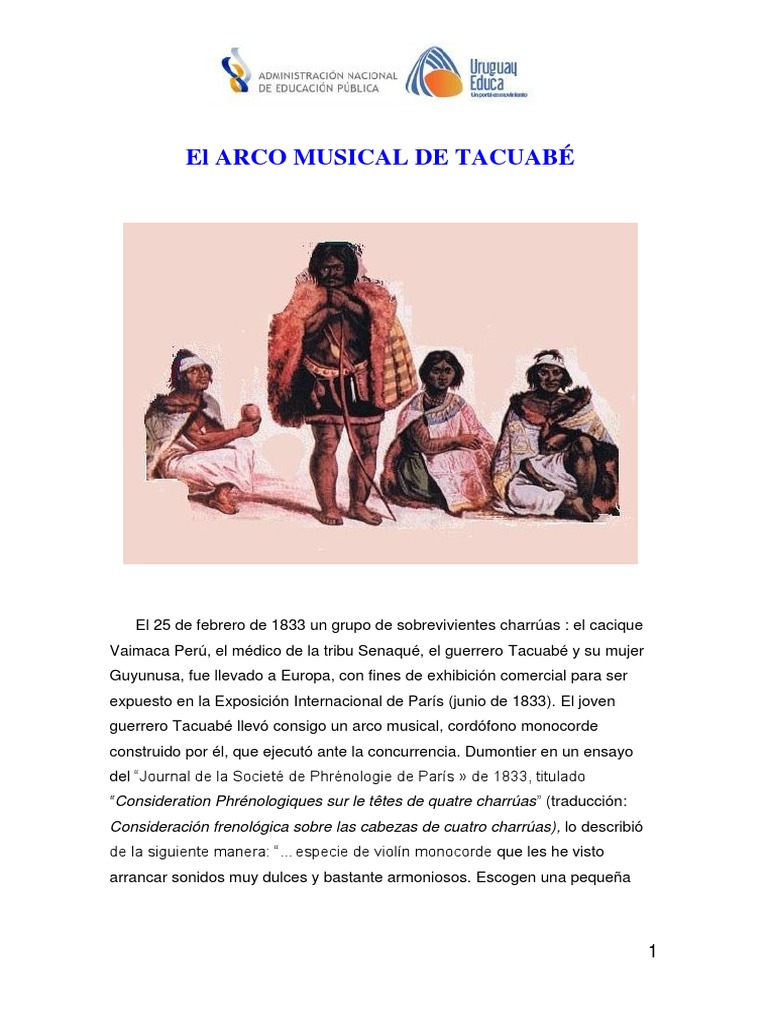 El Arco Musical de Tacuabé Def. Corr.2 PDF | PDF | Instrumentos de cuerda | Violín