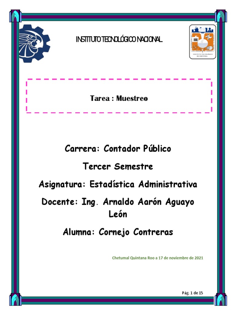 Act4 UNIDAD 4 MUESTREO | PDF