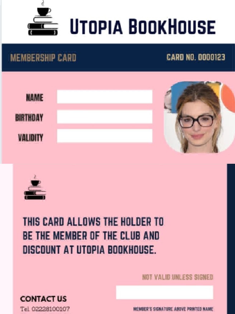 Membership Card Sample | PDF