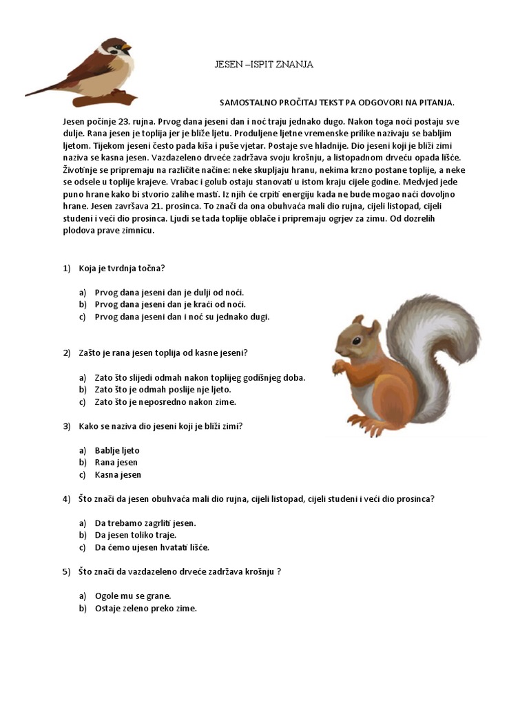 JESEN Ispit | PDF