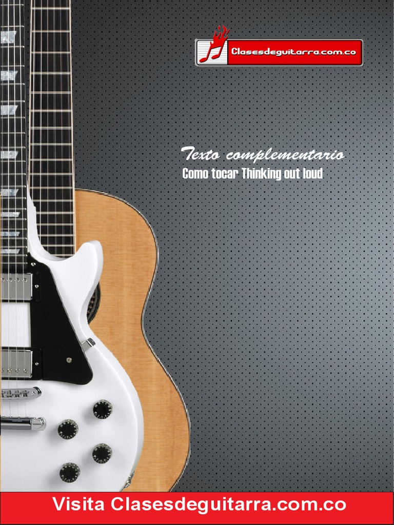Como Tocar Thinking Out Loud | PDF | Teoría musical | Guitarras
