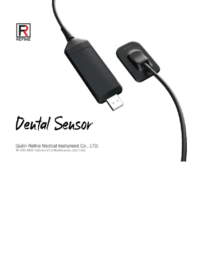 Manual del Sensor Dental R1/R2 | PDF | Memoria USB | Frecuencia de radio