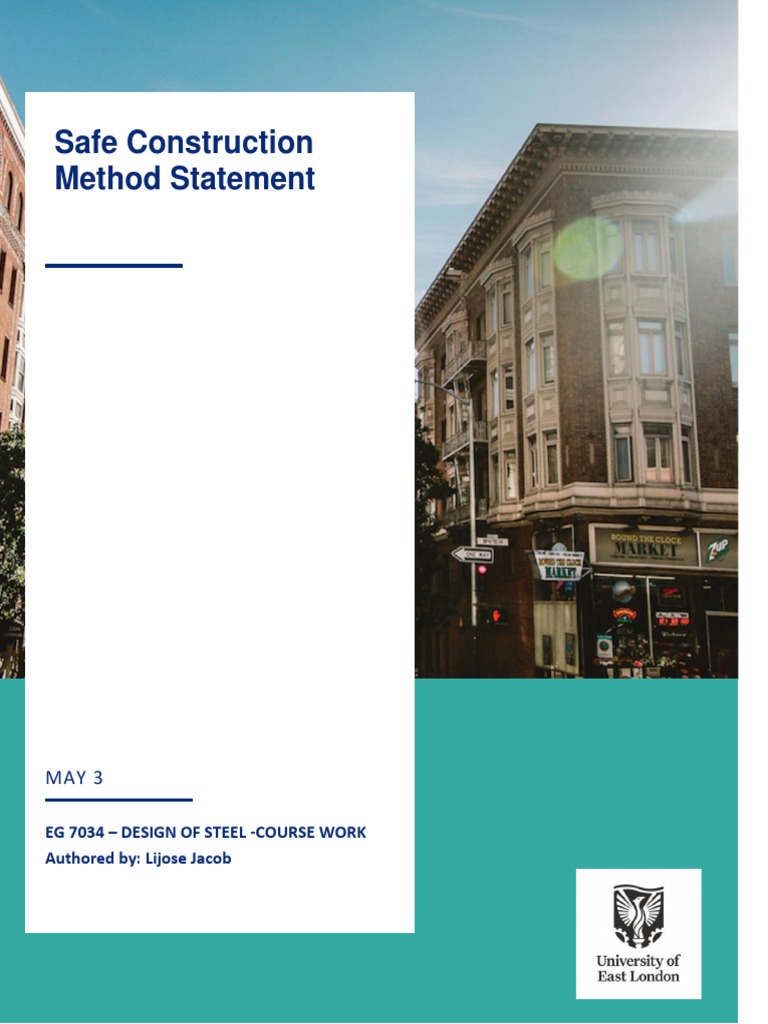 Construction Method Statement | PDF | Personal Protective Equipment | Safety