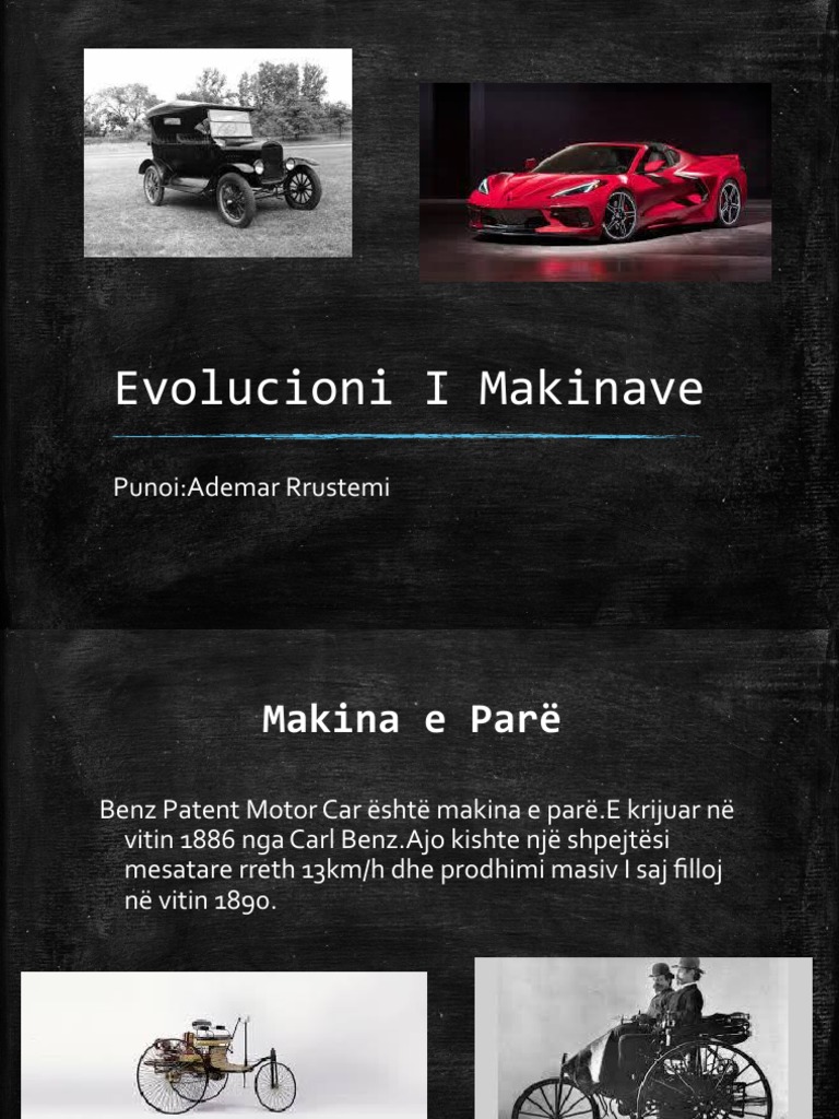 Evolucioni I Makinave: Punoi:Ademar Rrustemi | PDF