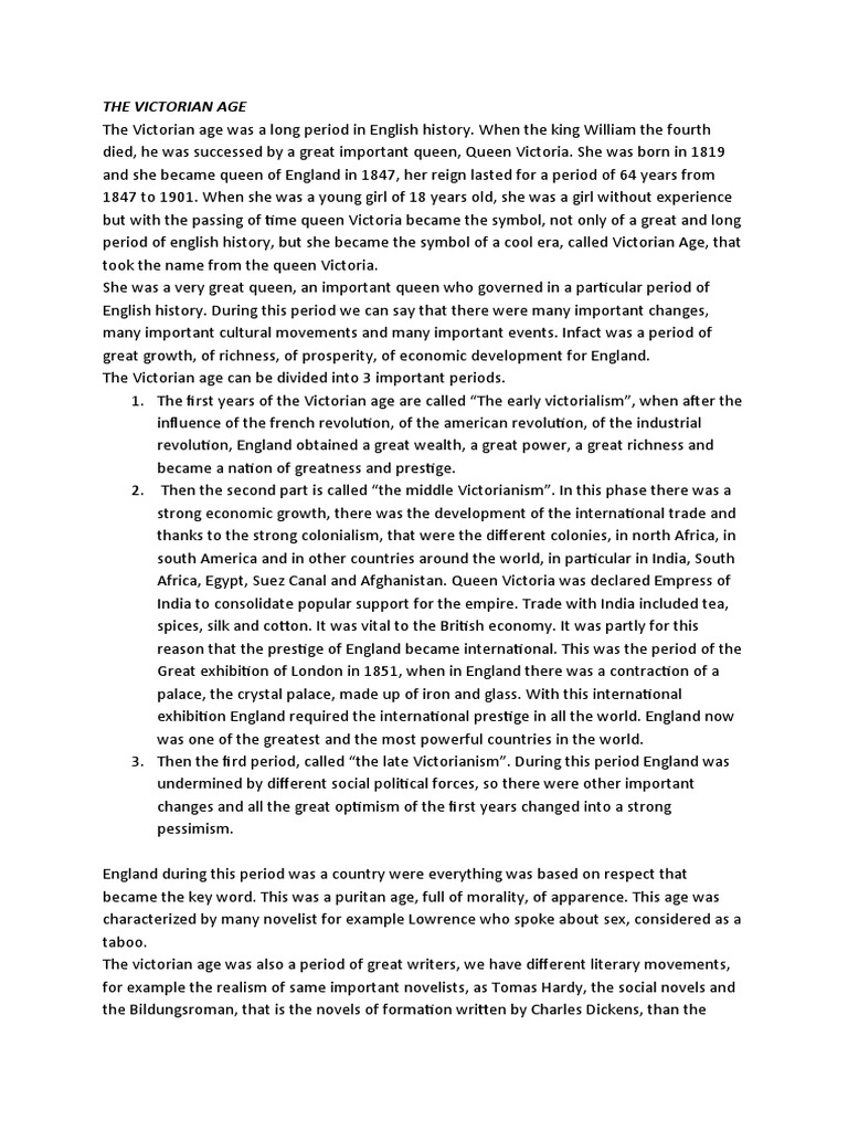 The Rise and Impact of Industrialization in Victorian England: Progress ...