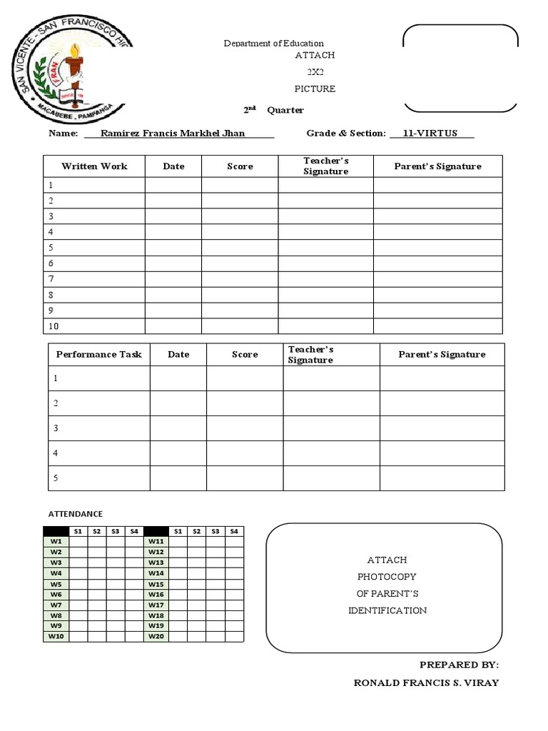 Compilation of Grades | PDF
