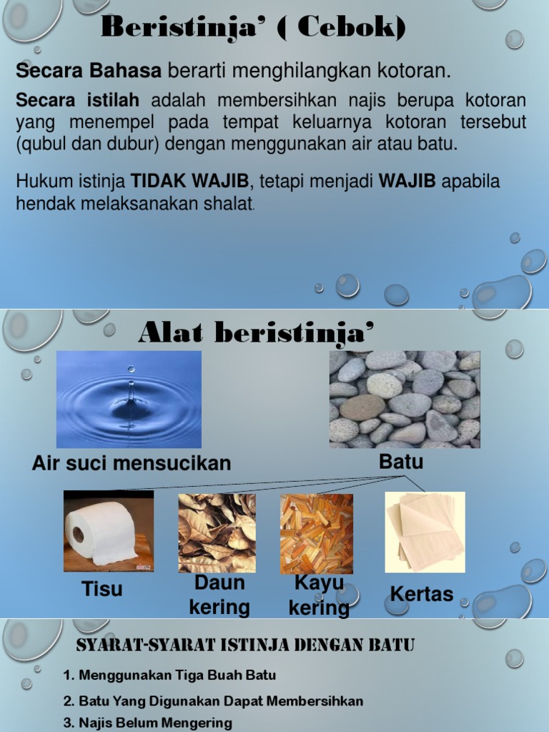 Istinja' | PDF | Agama & Spiritualitas