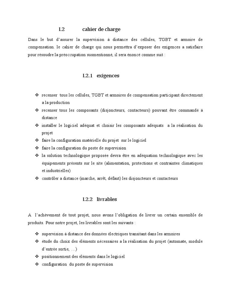 Cahier de Charge | PDF | Ordinateurs | Technologie et ingénierie