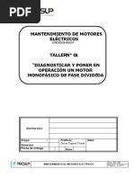 Procedimiento de Megado para Motores Eléctricos | PDF | Inductor | Motores