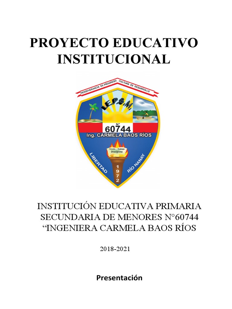 Pei 2018-2021 - Icbr | PDF | Evaluación | Plan de estudios