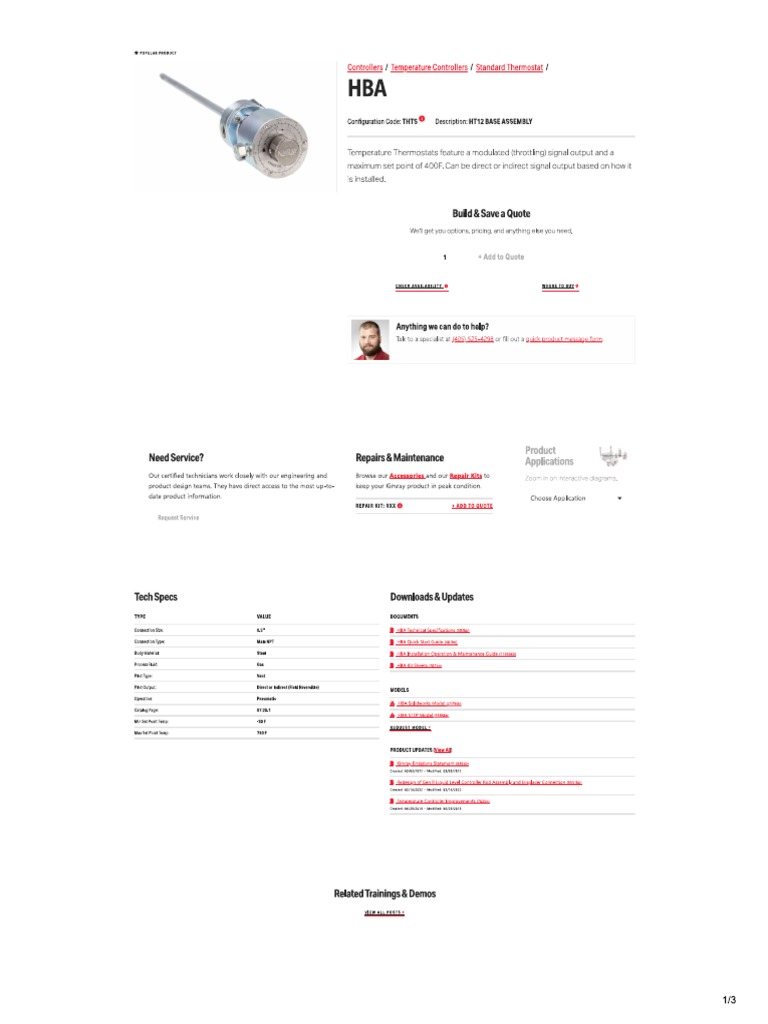 HBA Kimray PDF | PDF