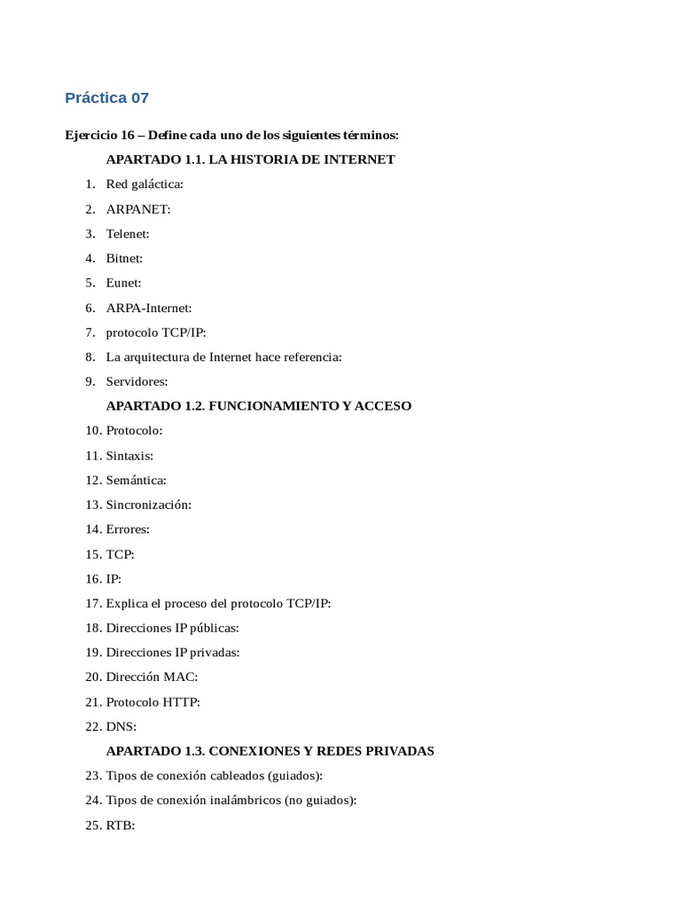 Practica 07 | PDF