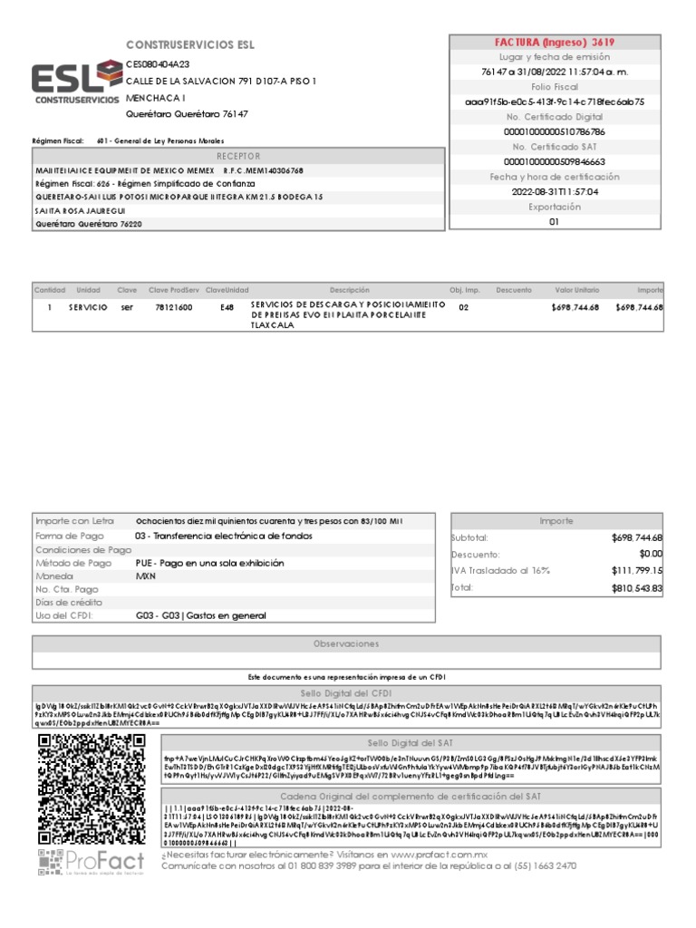 Factura 2 Pdf