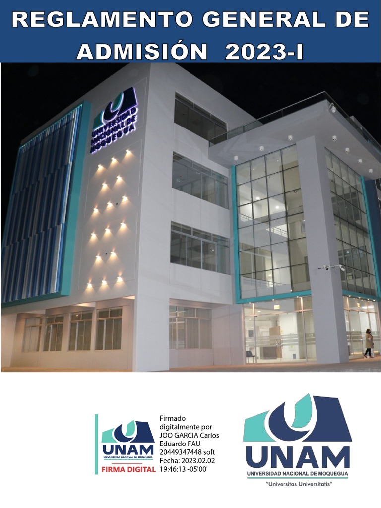 Reglamento Admision 2023 Unam Diseño | PDF | Titulo academico | Universidad
