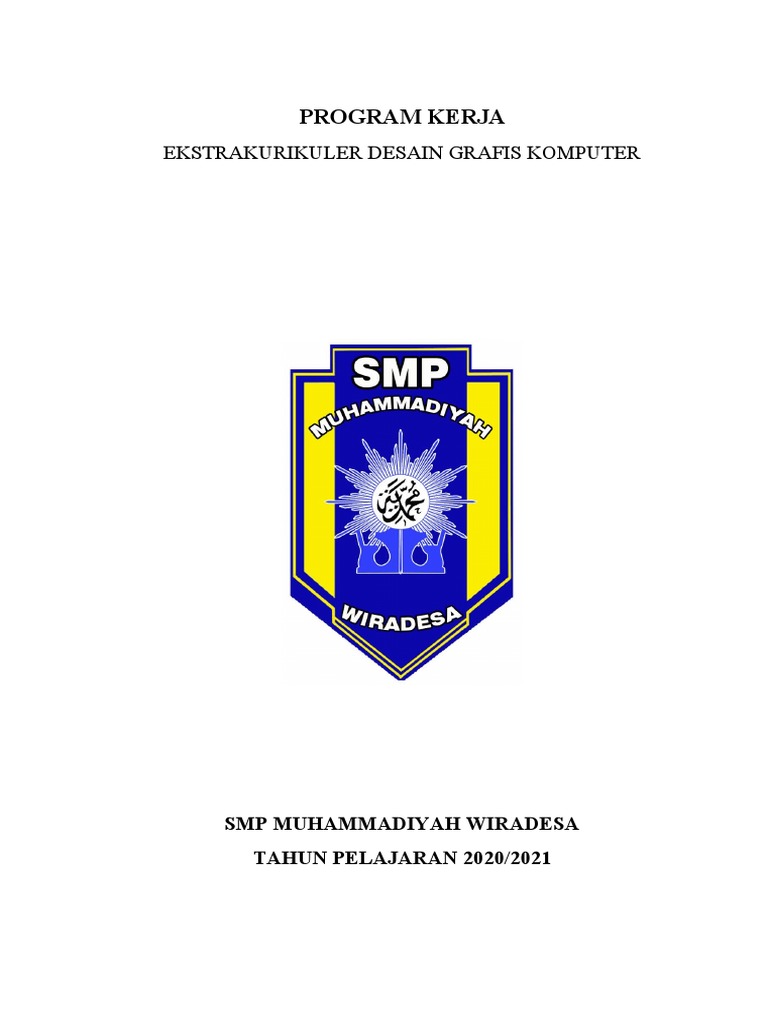 Program Kerja Ekskul Desain | PDF
