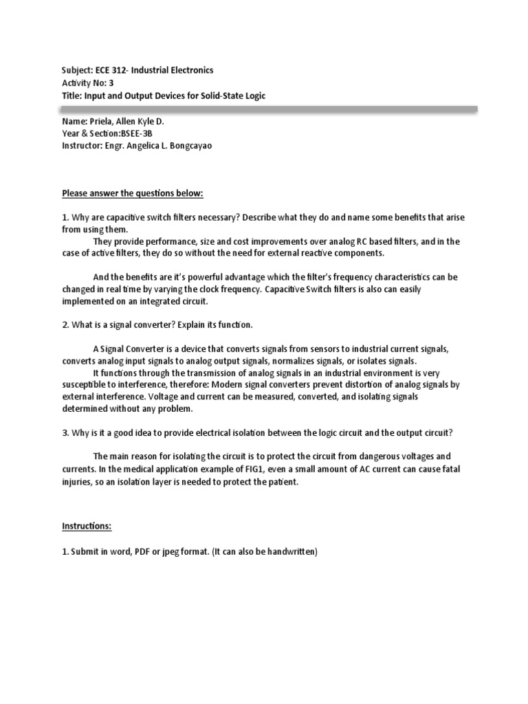 Activity No.3 (PRIELA) | PDF