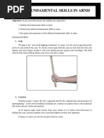 Arnis: Basic Stances and Courtesy Guide | PDF