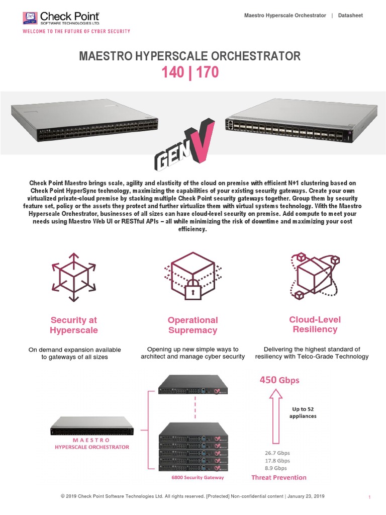 Maestro Hyperscale Orchestrator Datasheet | PDF | Cloud Computing | Ip Address