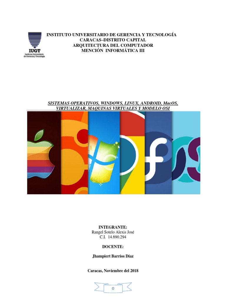Trabajo Final Arqui. | PDF | Red de computadoras | Sistema operativo