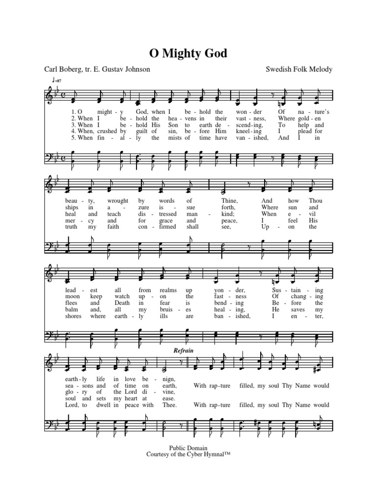 O Mighty God | PDF