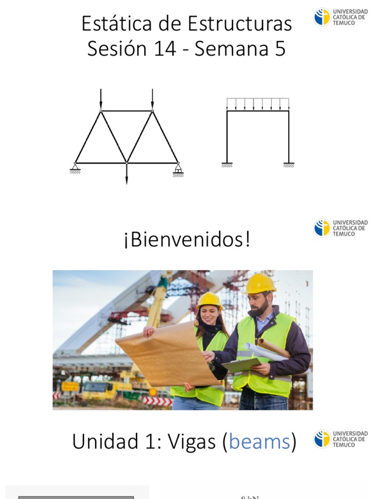 Estática de Estructuras Sesión 14 - Semana 5 | PDF