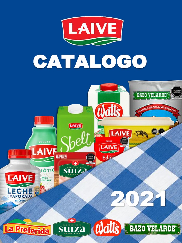 Catálogo de Productos Laive 2021 | PDF | Leche | Alimentos