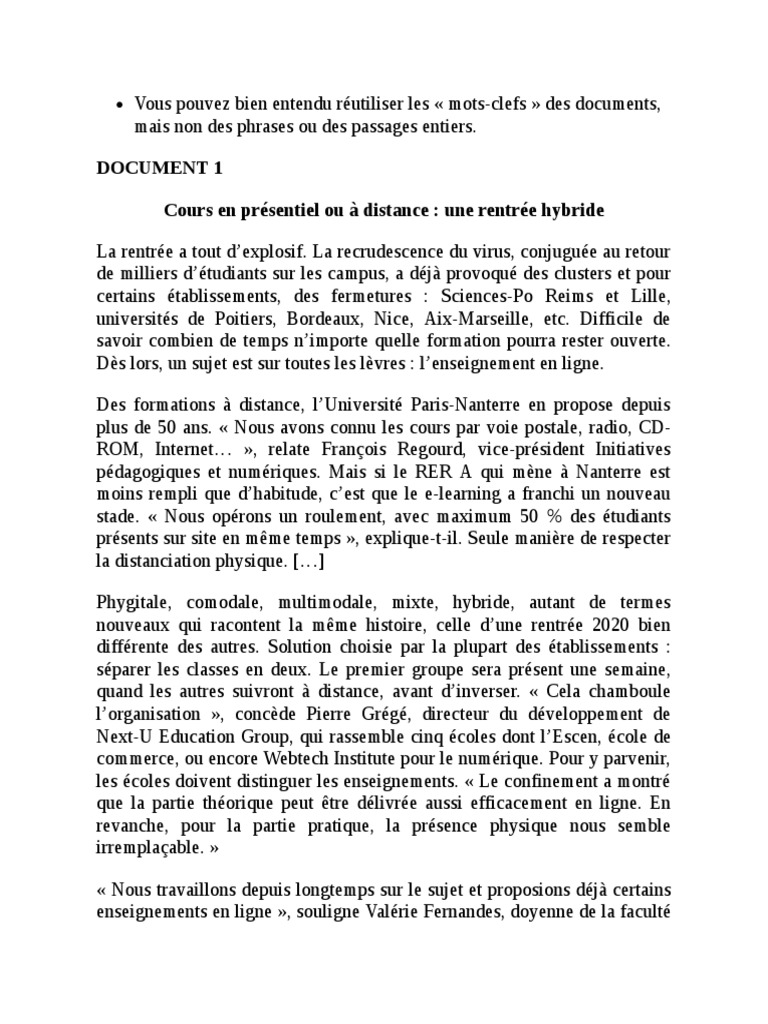 Textes Pdf Enseignement Formation à Distance