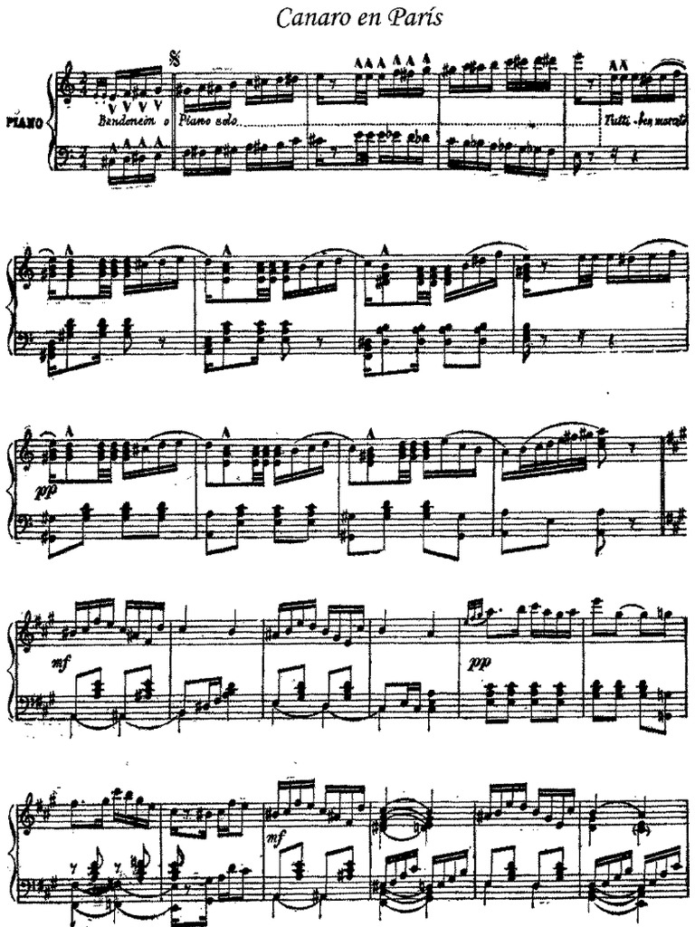Canaro en Paris | PDF
