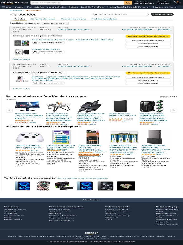 Mis Pedidos PDF | PDF