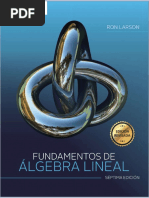 Álgebra Lineal - Larson | PDF