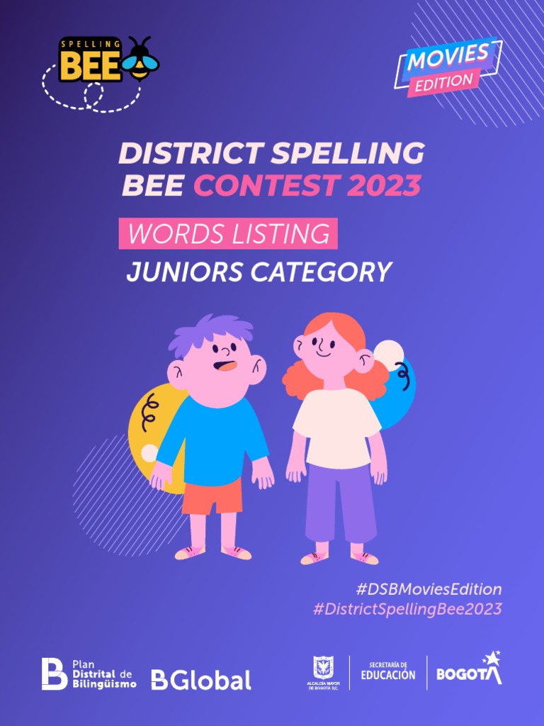 Words List SB 2023 Junior | PDF