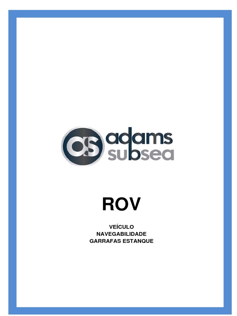 Módulo 004 - Rov PDF | PDF | Bomba | Motores