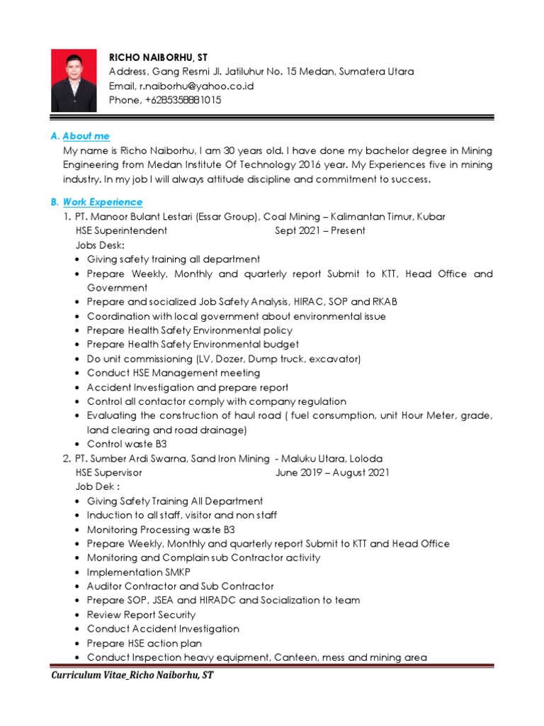 Richo Naiborhu | PDF | Mining