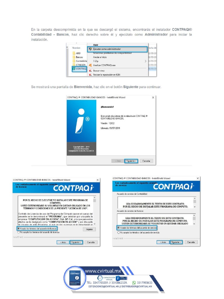 Paso 3 Instalar ContPAQi Contabilidad | PDF