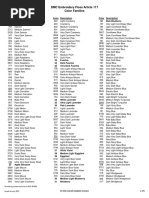 DMC Color Chart in Numerical Order With Color Name | PDF | Green | Color