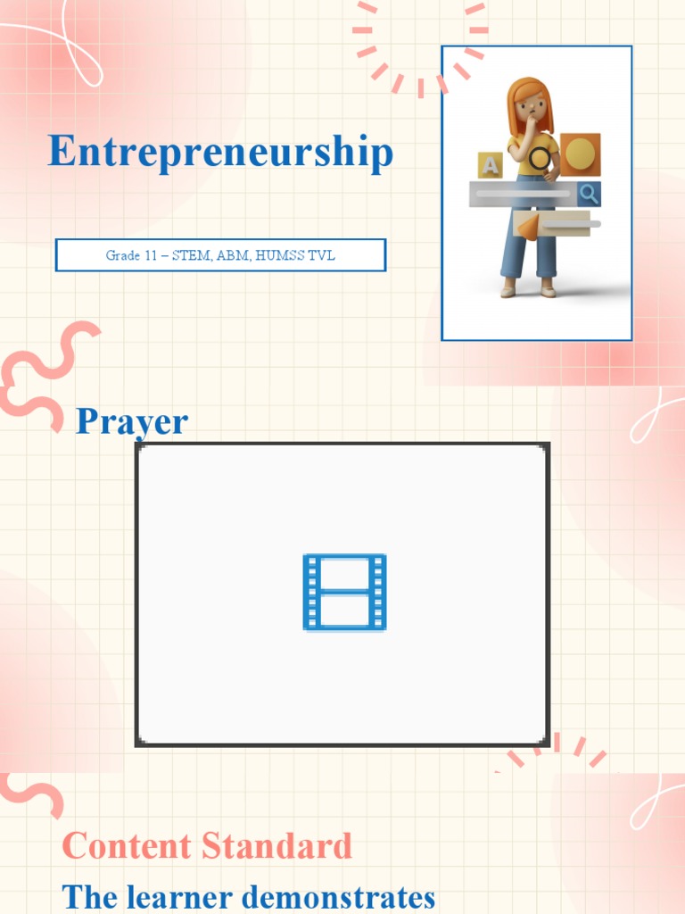 Grade 11 Entrepreneurship Plan Guide | PDF