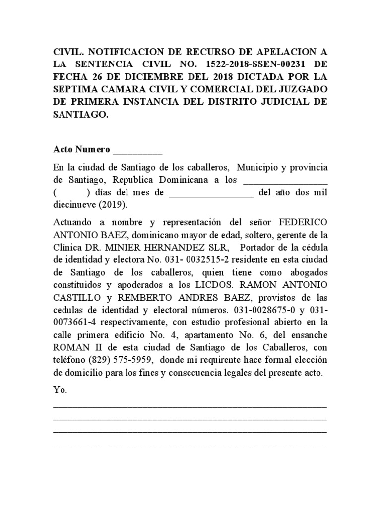 Escrito Justificativo de Conclusiones Apelacion Civil | PDF | Debido al proceso | Sentencia (ley)