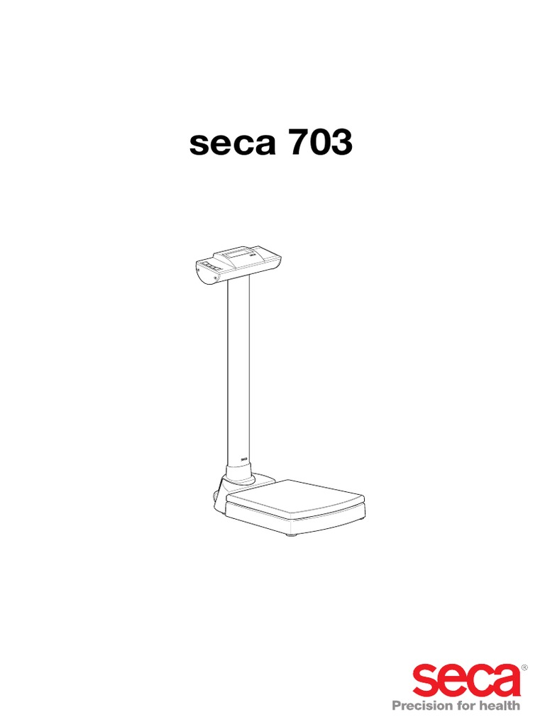 Manual Bascula 703 Seca | PDF | Balanza