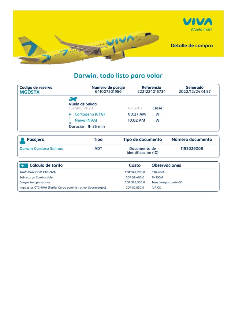 Darwin, Todo Listo para Volar Darwin, Todo Listo para Volar: MGDSTX MGDSTX | PDF